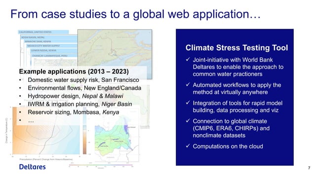 DSD-INT 2023 A Global Climate Stress Testing Tool for Water Practioners ...