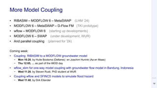 DSD-INT 2023 Coupling Hydrologic Process Models - A technical ...