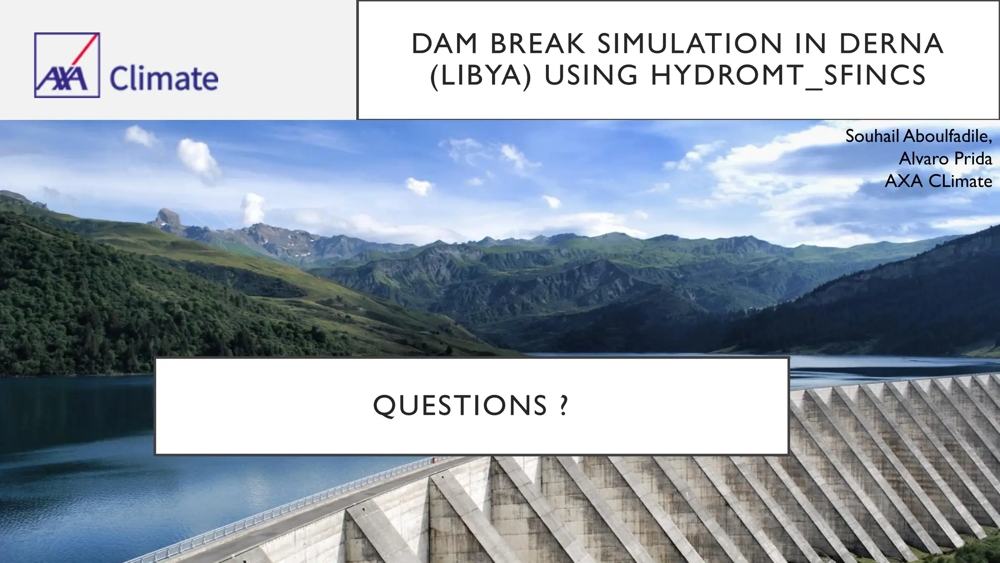 DSD-INT 2023 Dam break simulation in Derna (Libya) using HydroMT_SFINCS ...