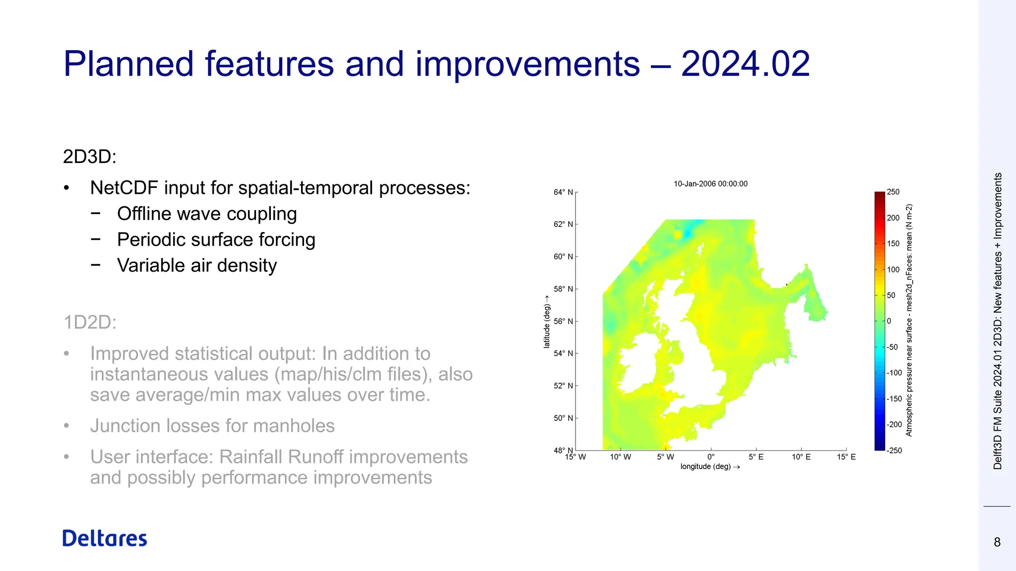 DSD-INT 2023 Delft3D FM Suite 2024.01 2D3D - New features + Improvements - Geertsema | PDF
