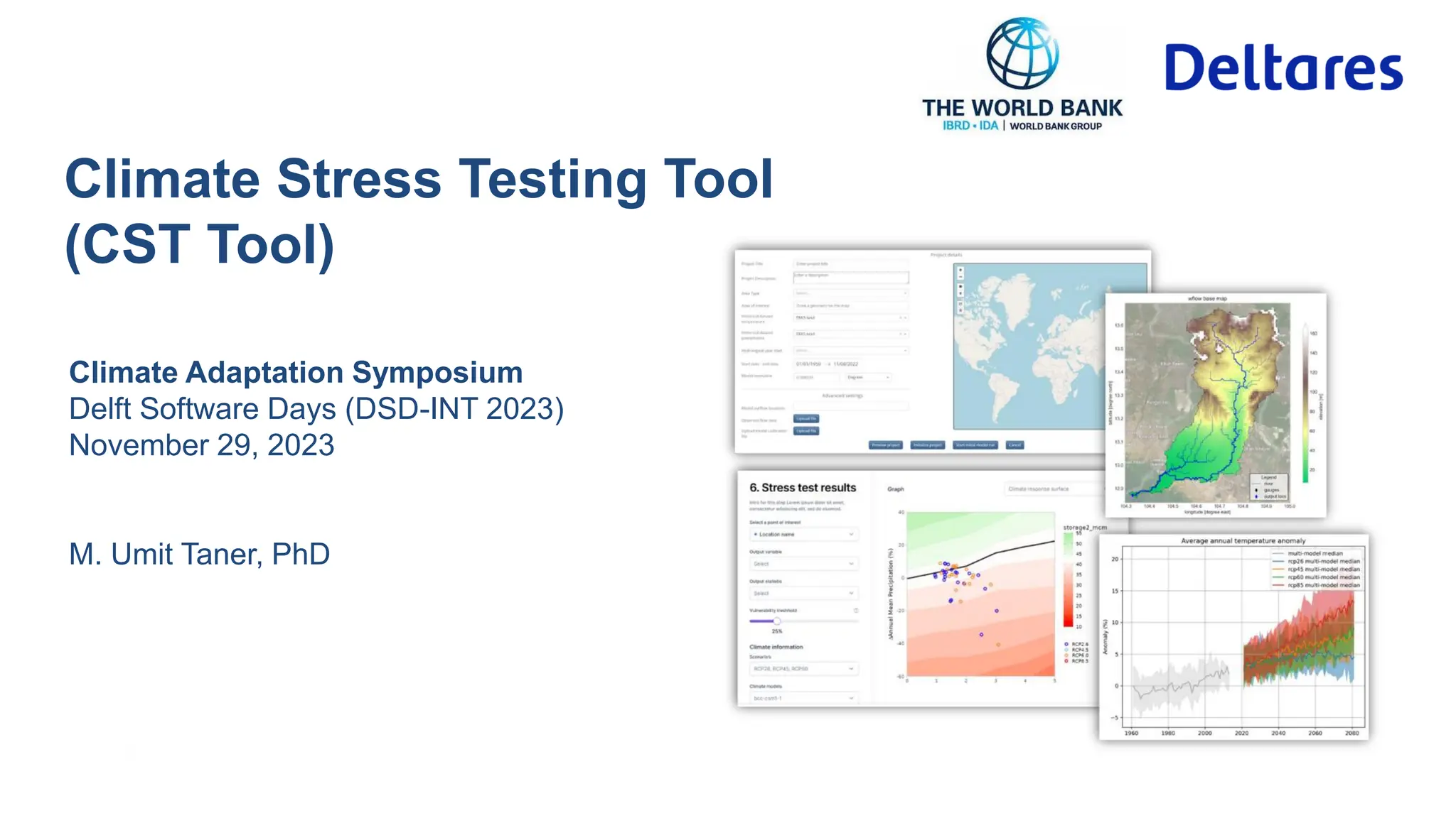 DSD-INT 2023 Demo Climate Stress Testing Tool (CST Tool) - Taner | PPT