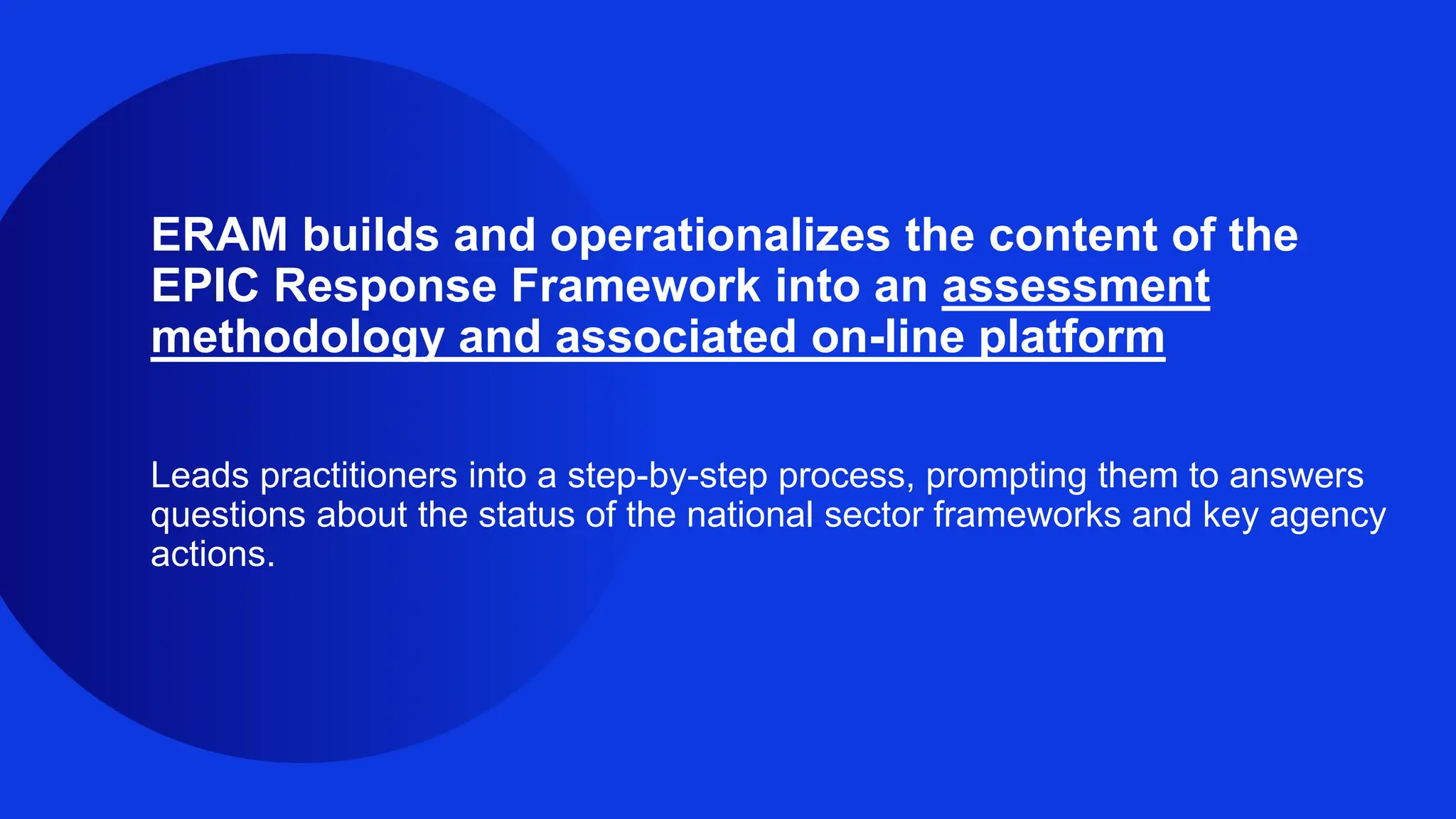 DSD-INT 2023 Demo EPIC Response Assessment Methodology (ERAM) - Couvin ...