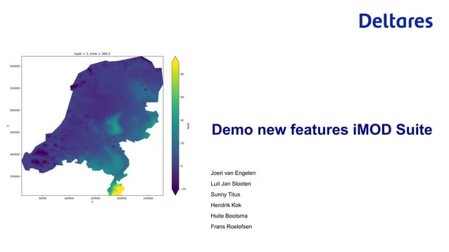 DSD-INT 2023 Demo new features iMOD Suite - van Engelen | PPT