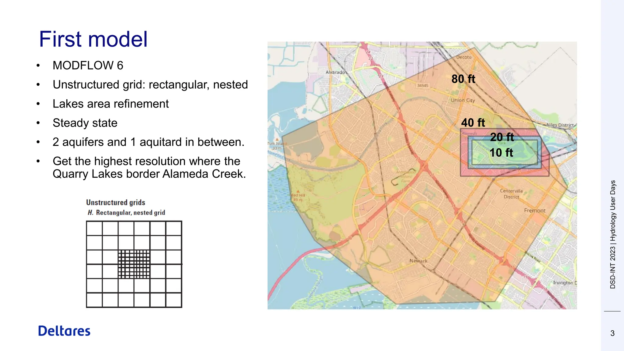 DSD-INT 2023 Example of unstructured MODFLOW 6 modelling in California - Romero | PDF