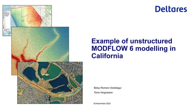 DSD-INT 2023 Example of unstructured MODFLOW 6 modelling in California ...