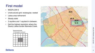 DSD-INT 2023 Example of unstructured MODFLOW 6 modelling in California - Romero | PPT