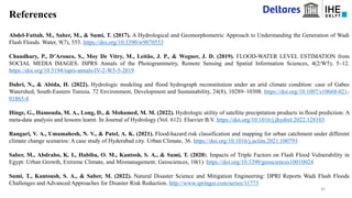 DSD-INT 2023 Exploring flash flood hazard reduction in arid regions using a hydrodynamic model ...