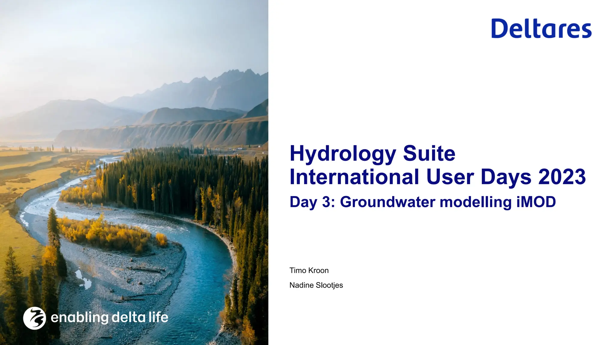 DSD-INT 2023 Hydrology User Days - Intro - Day 3 - Kroon | PDF