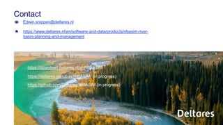 DSD-INT 2023 Introduction new developments RIBASIM - Snippen | PPT