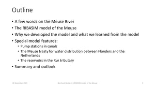 DSD-INT 2023 Low river discharge in the Meuse - a catchment-wide water ...
