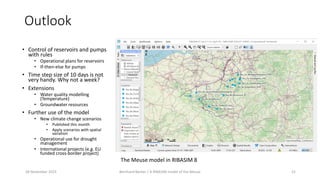 DSD-INT 2023 Low river discharge in the Meuse - a catchment-wide water ...