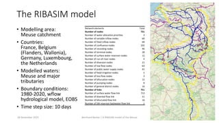 DSD-INT 2023 Low river discharge in the Meuse - a catchment-wide water ...