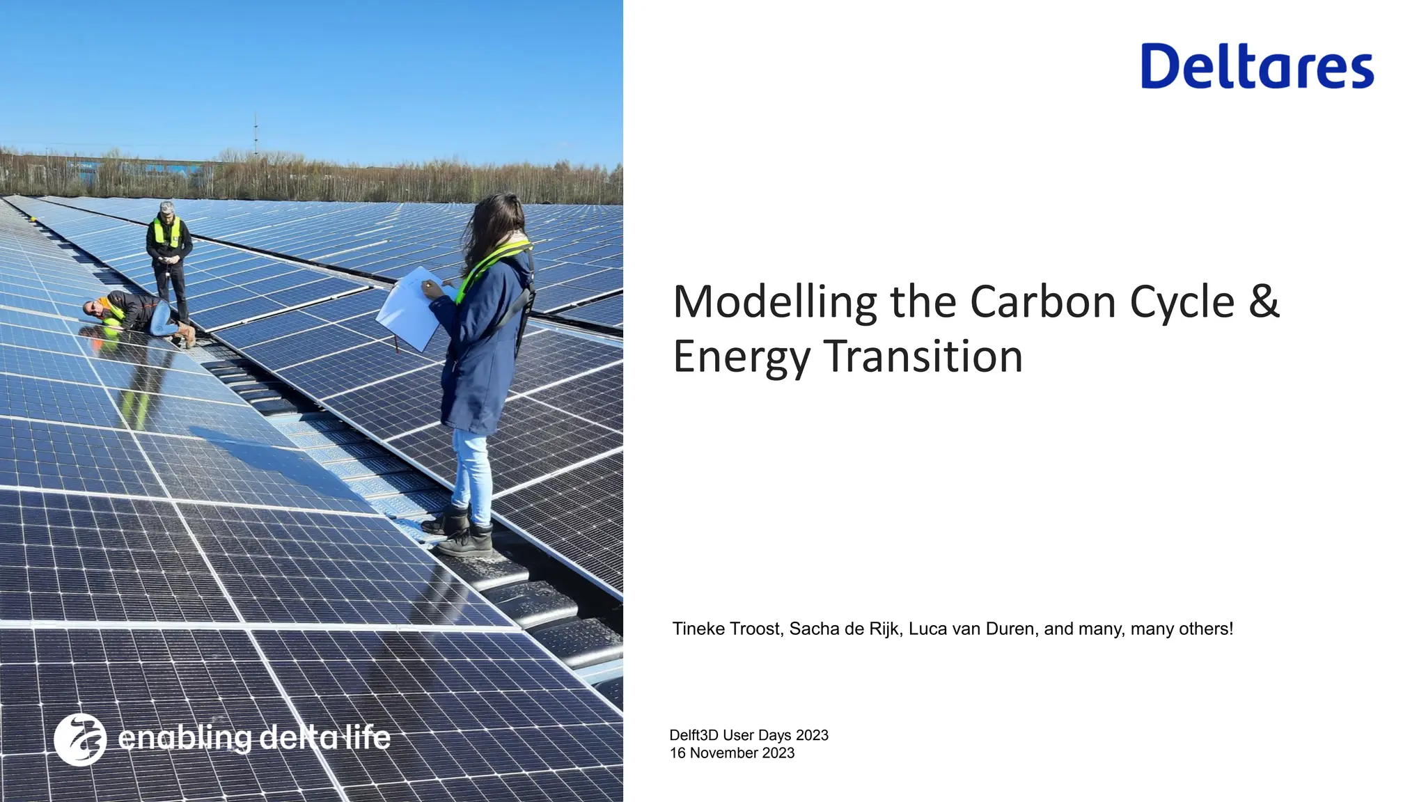 DSD-INT 2023 Modelling the Carbon cycle & Energy transition - Troost | PDF