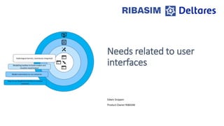 DSD-INT 2023 Needs related to user interfaces - Snippen | PPT