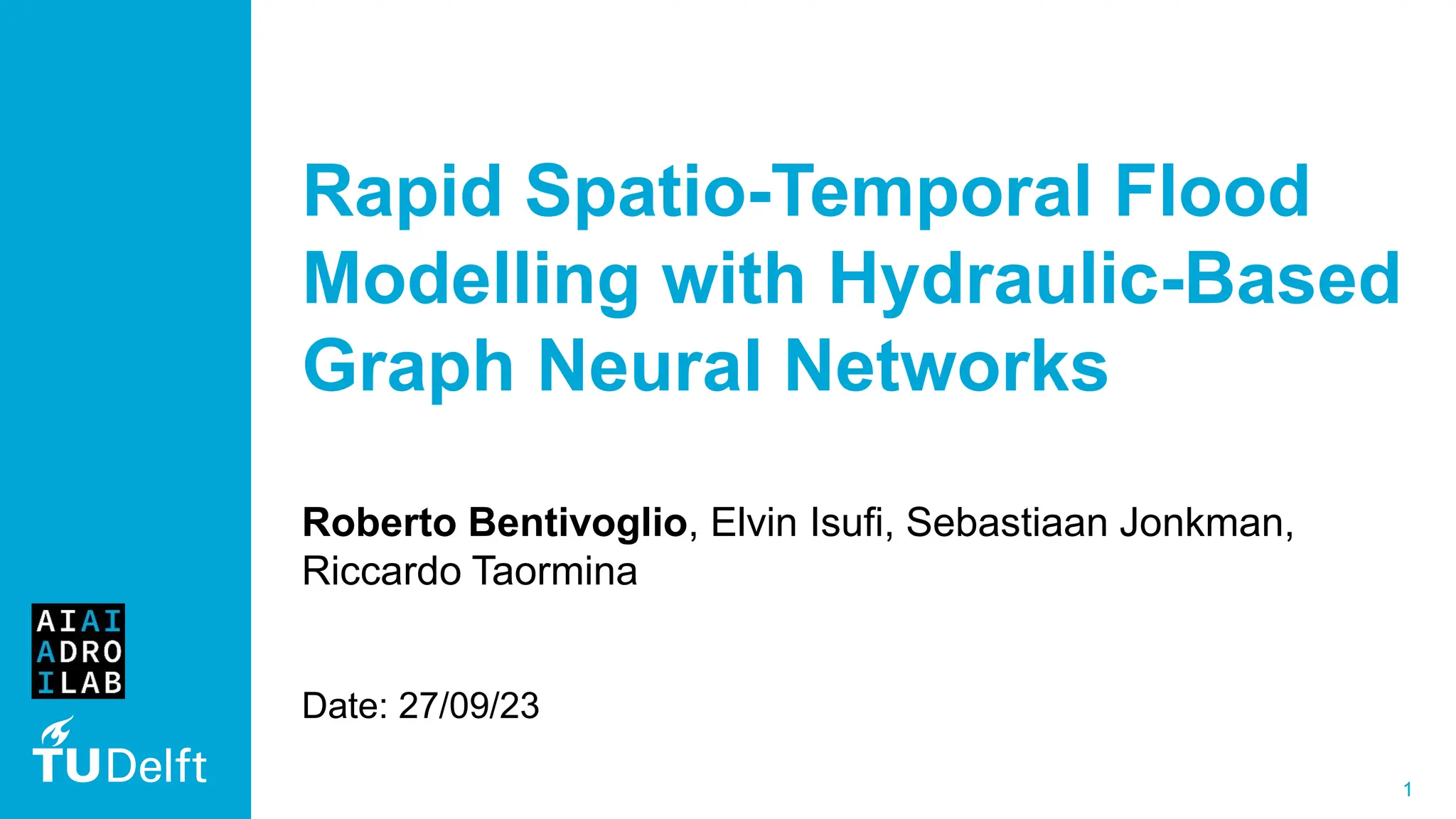 DSD-INT 2023 Rapid Spatio-Temporal Flood Modelling with Hydraulic-Based Graph Neural Networks ...