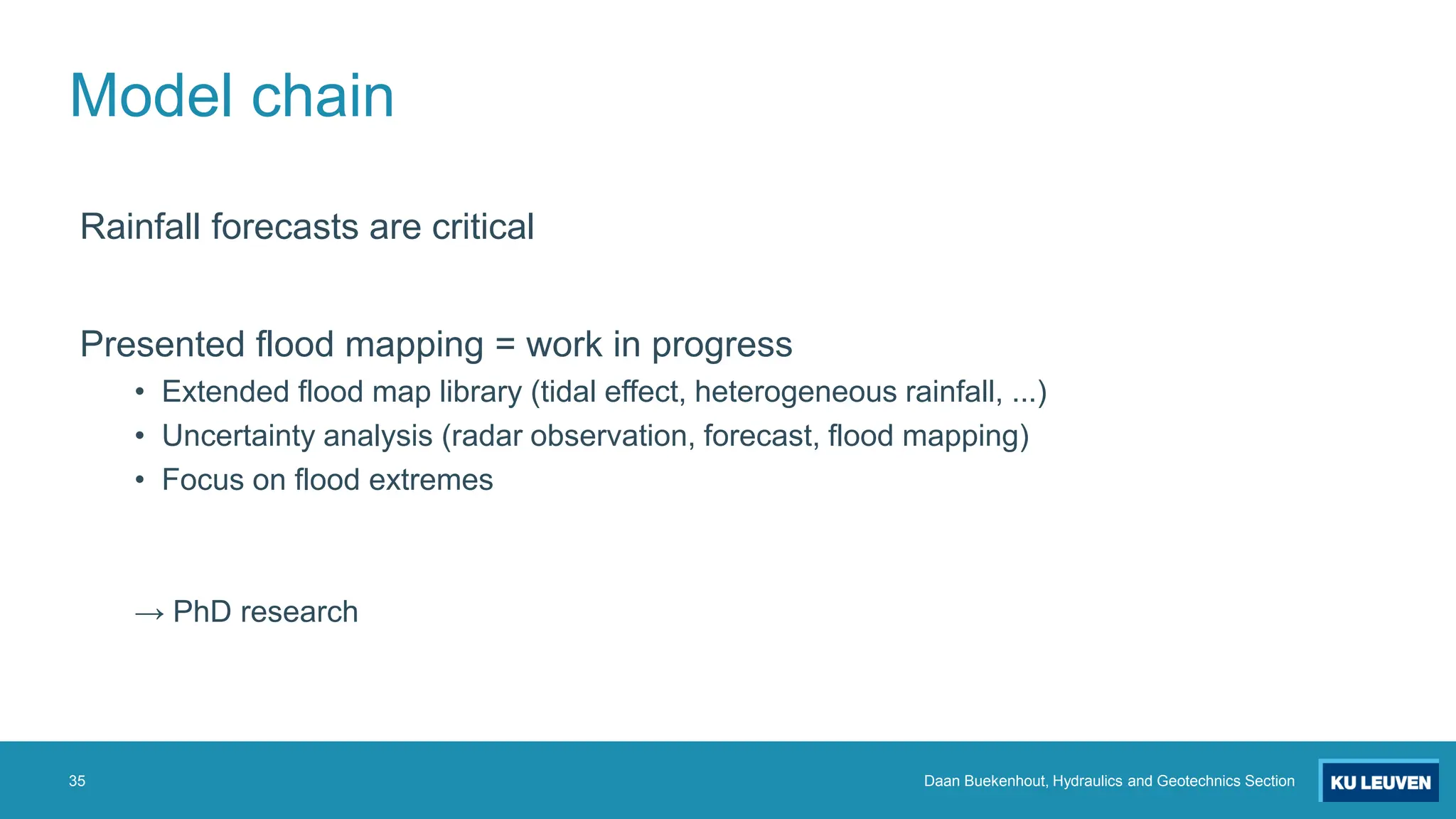 Dsd Int 2023 Surrogate Model For Real Time Urban Pluvial Flood Inundation Mapping Buekenhout Ppt