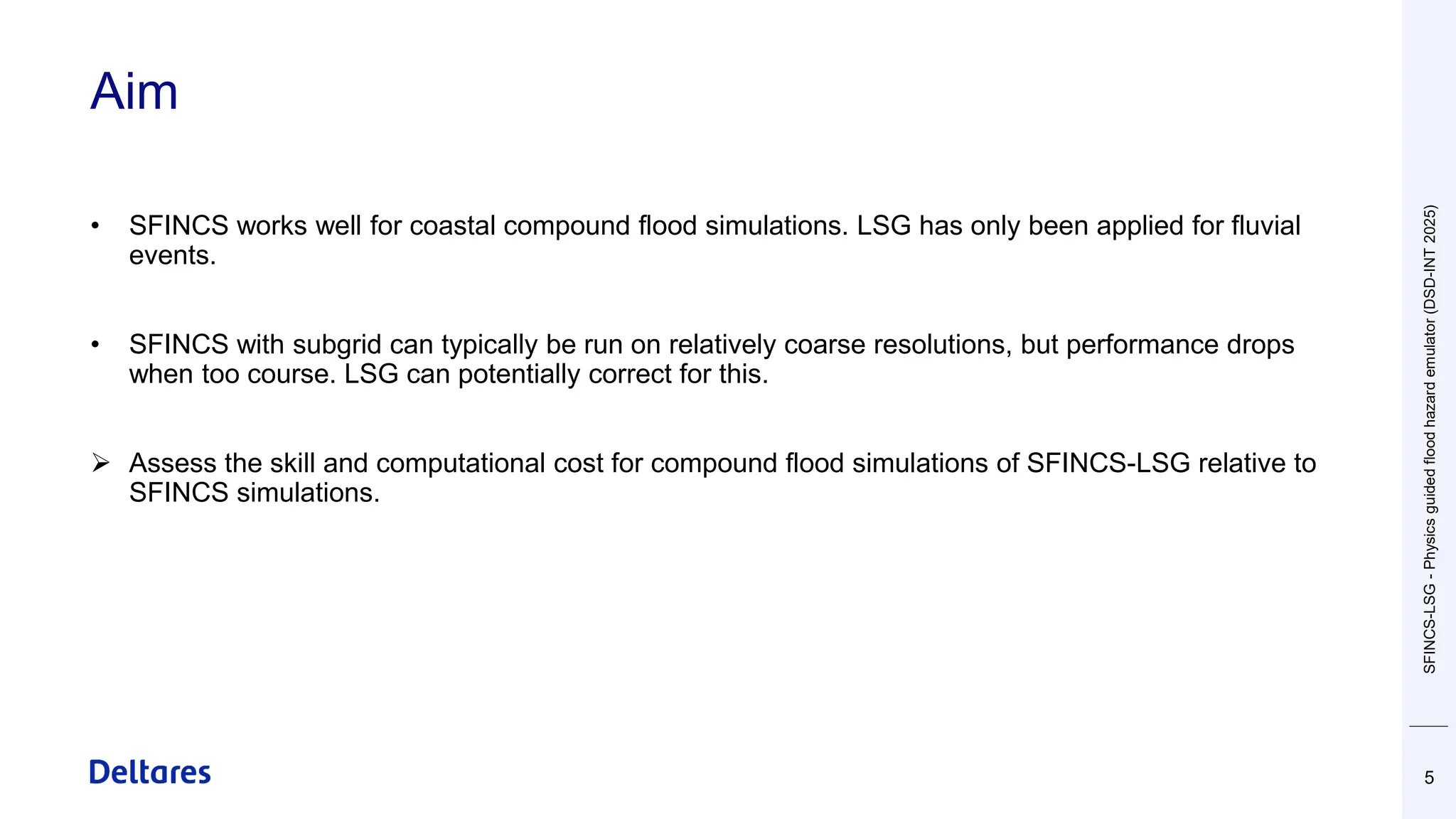 DSD-INT 2025 SFINCS-LSG - Physics guided flood hazard emulator ...
