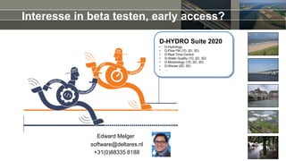 DSD-NL 2018 D-HYDRO Suite - the next steps | PPT