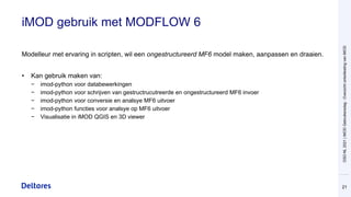 DSD-NL 2021 Overzicht ontwikkeling van iMOD - Hunink | PDF