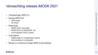 DSD-NL 2021 Overzicht ontwikkeling van iMOD - Hunink | PDF