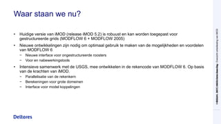 DSD-NL 2021 Overzicht ontwikkeling van iMOD - Hunink | PDF