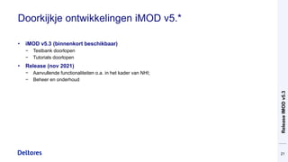 DSD-NL 2021 Nieuwste functionaliteiten in release iMOD 5.3 - Vermeulen ...