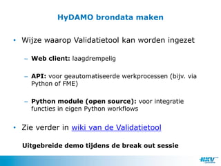 DSD-NL 2022 D-HYDRO modelgeneratie in Limburg - de Graaff2 | PPT