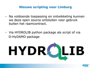 DSD-NL 2022 D-HYDRO modelgeneratie in Limburg - de Graaff2 | PPT
