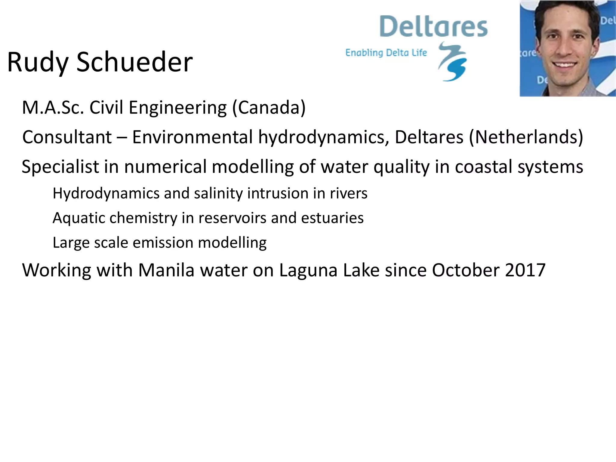 DSD-SEA 2018 Laguna Lake A Hydrodynamic and Water Quality Study of a ...