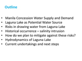 DSD-SEA 2018 Laguna Lake A Hydrodynamic and Water Quality Study of a ...
