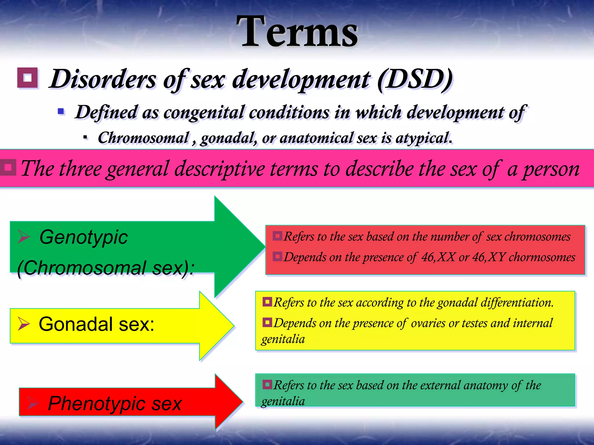 Management Disorder of Sexual Development(DSD) | PPT