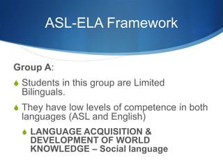 Delaware School for the Deaf - Common Core and ASL | PPTX