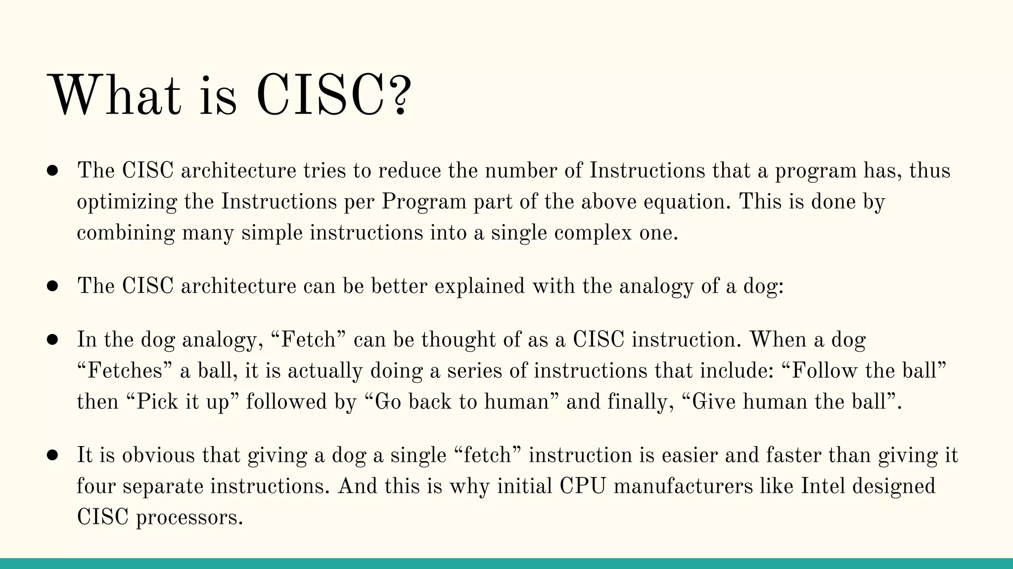 Dsdco IE: RISC and CISC architectures and design issues | PPT