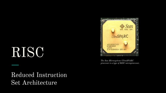 Dsdco IE: RISC and CISC architectures and design issues | PPT