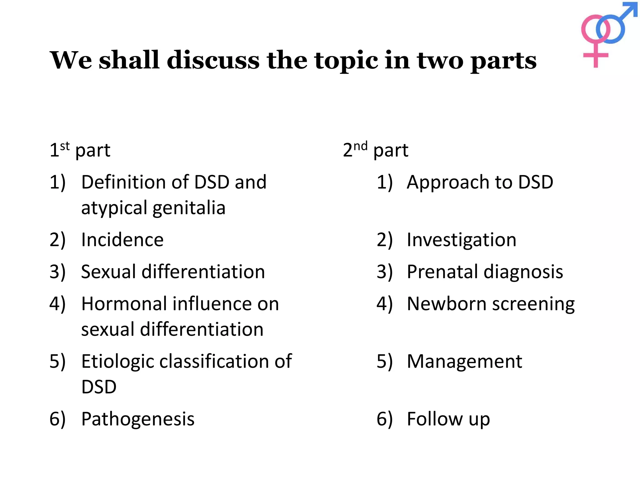Disorder of Sesual Differentiation (DSD) | PPTX