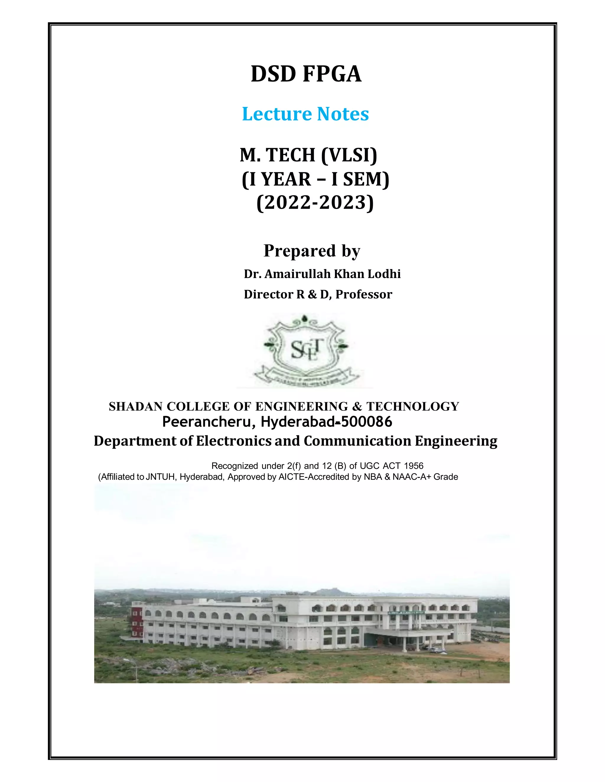 Digital System Design And Fpga Pdf Technology And Computing