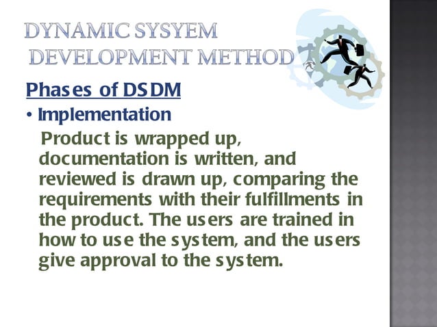 Dynamic System Development Method | PPT