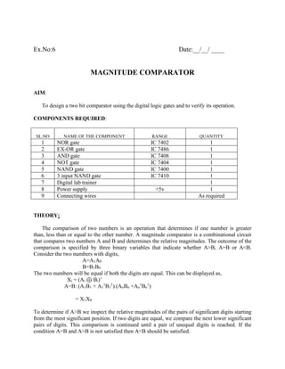 DIGITAL PRINCIPLES AND SYSTEM DESIGN LAB MANUAL | PDF