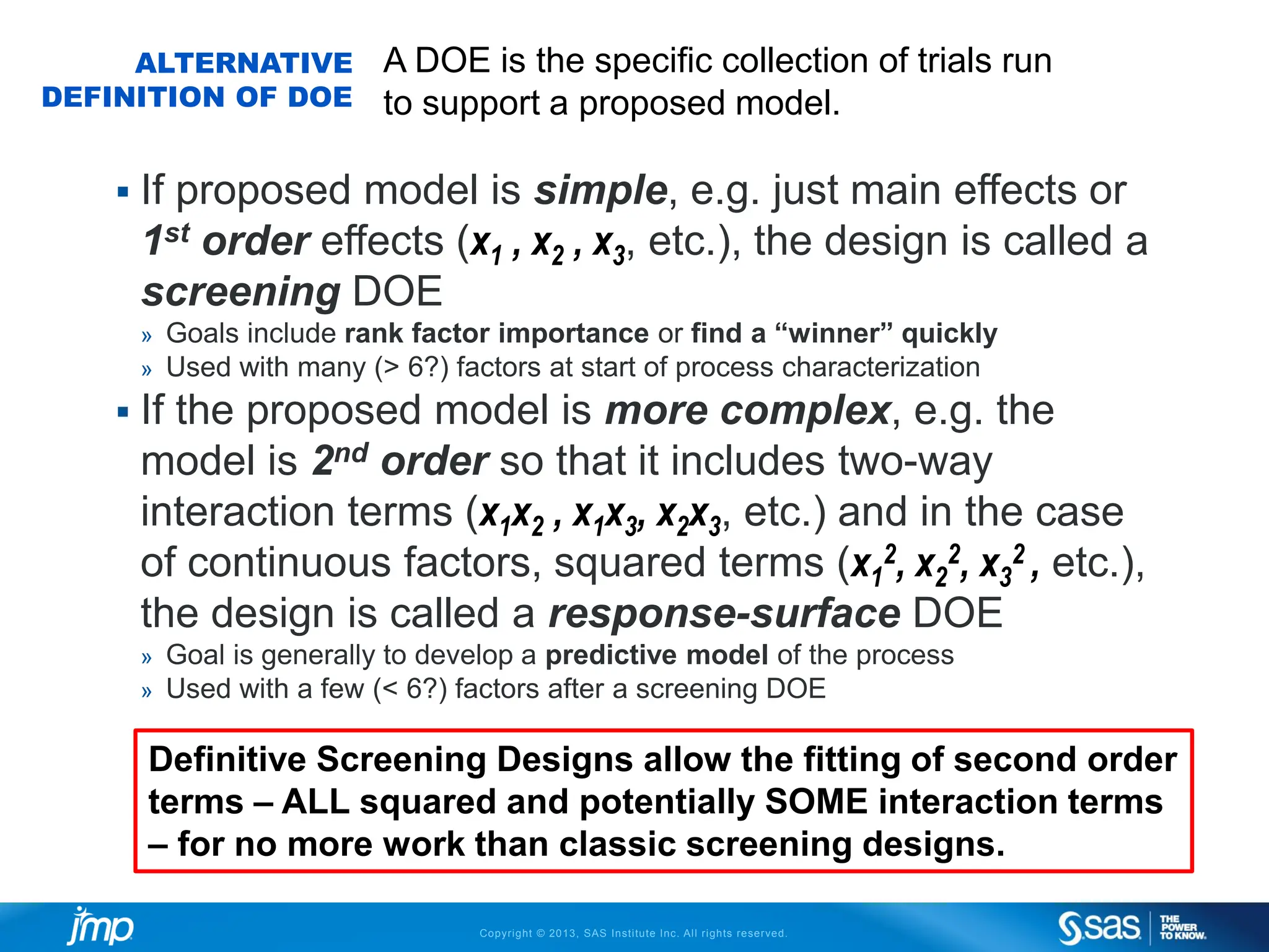 Creating and Analyzing Definitive Screening Designs | PDF