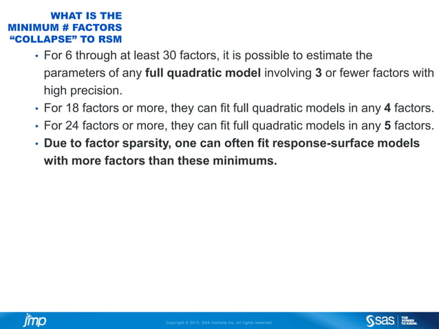 Creating and Analyzing Definitive Screening Designs | PDF