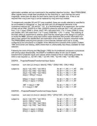 Dither Signal Design Problem (DSDP) for Closed-Loop Estimation Indust…
