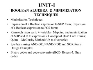 Boolean Algebra Arithmetic SIG UNSIGN.ppt
