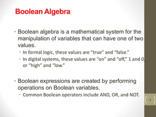 Boolean Algebra part 2.ppt