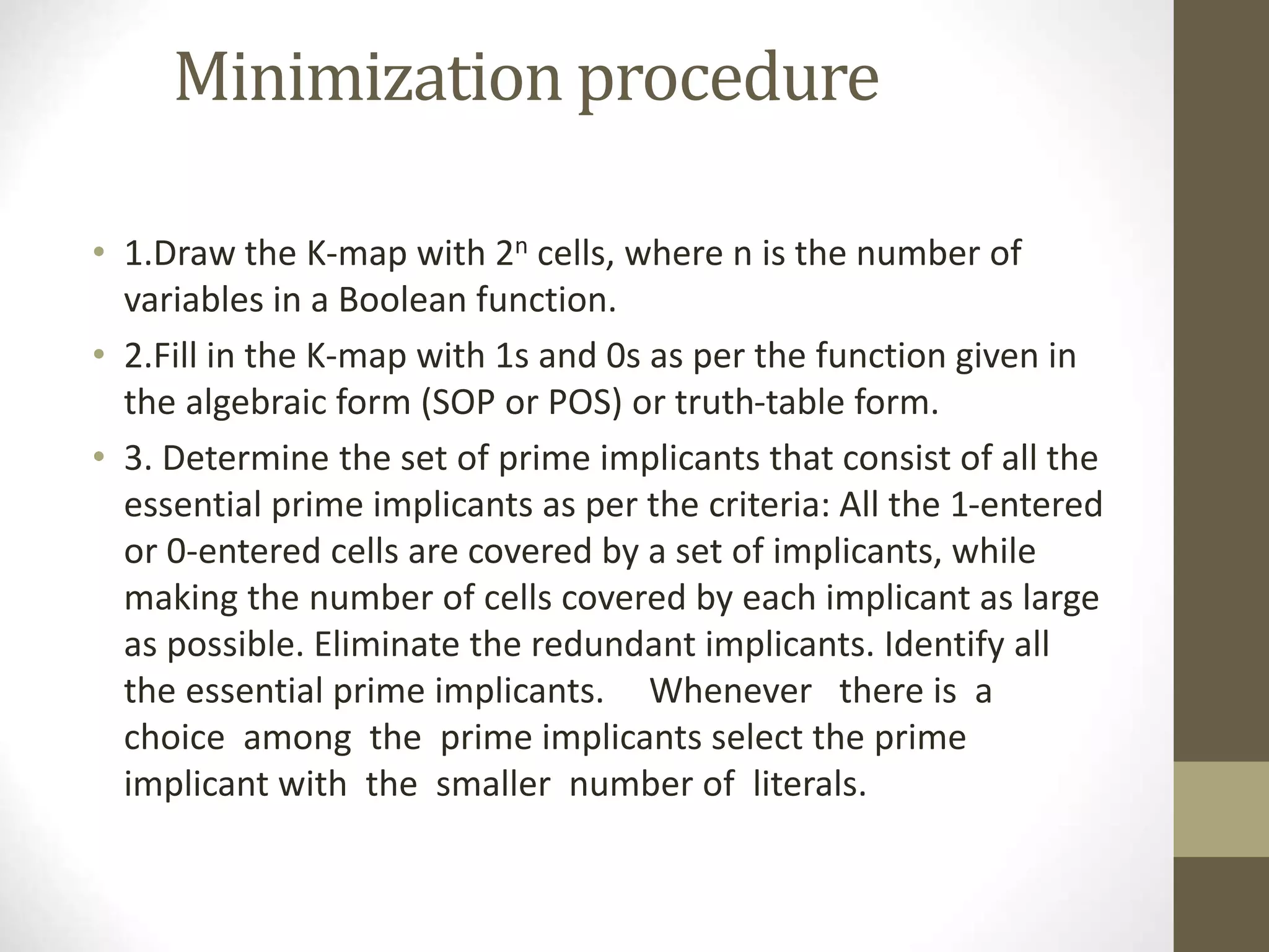 Minimization Technique .ppt