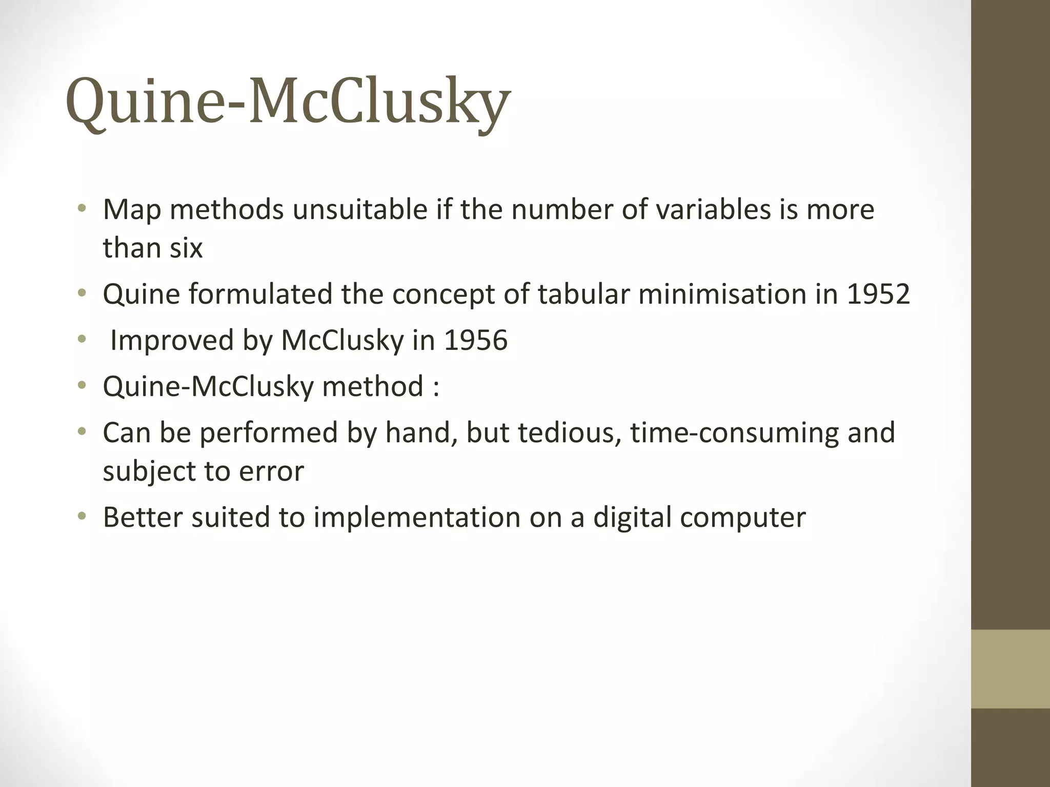 Minimization Technique .ppt