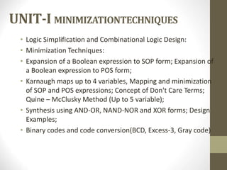 Minimization Technique .ppt