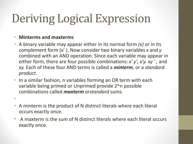 Minimization Technique .ppt