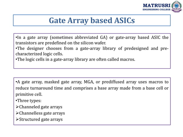 Digital System Design-Introductio to ASIC | PPT