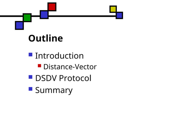 Destination sequence distance vector routing protocols | PPT | Computer Networking | Computing