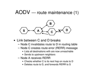 DSDV VS AODV | PDF
